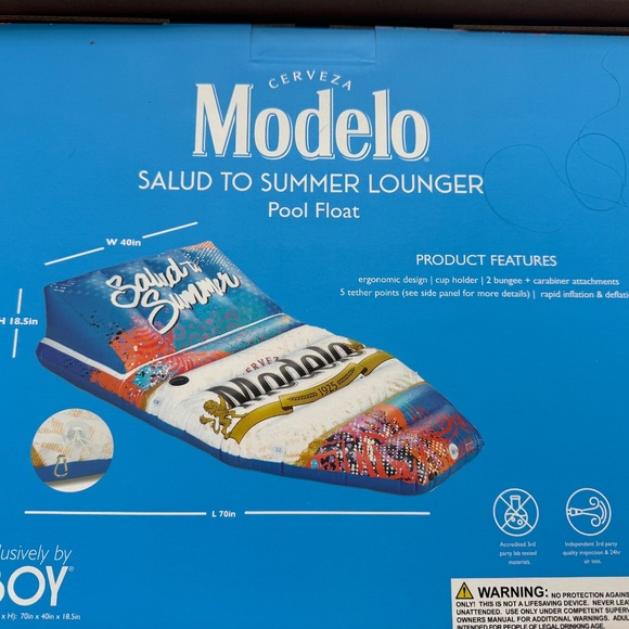 Modelo | Other | Modelo Salud To Summer Lounger Funboy Large Pool Float | Poshmark
